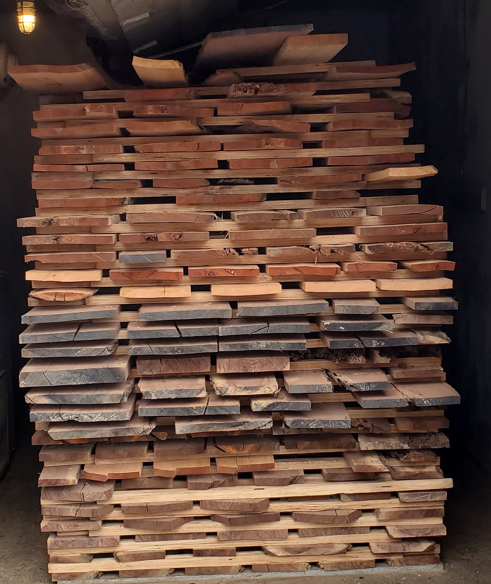 Current Kiln and Barn wood Lumber Status | Tellico Village Woodworker's ...